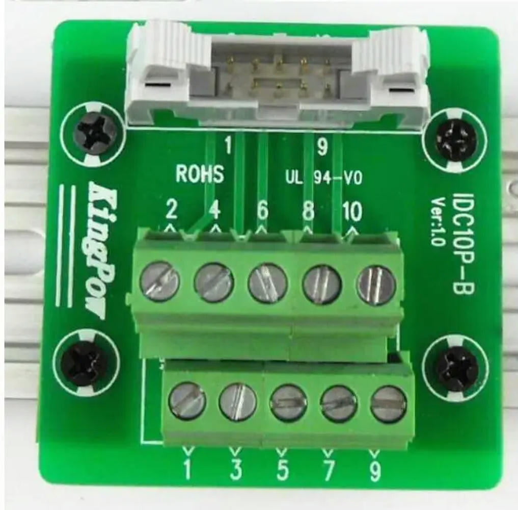FOR Terminal board IDC10P-B Trunk terminal corner transfer terminal 10 ...