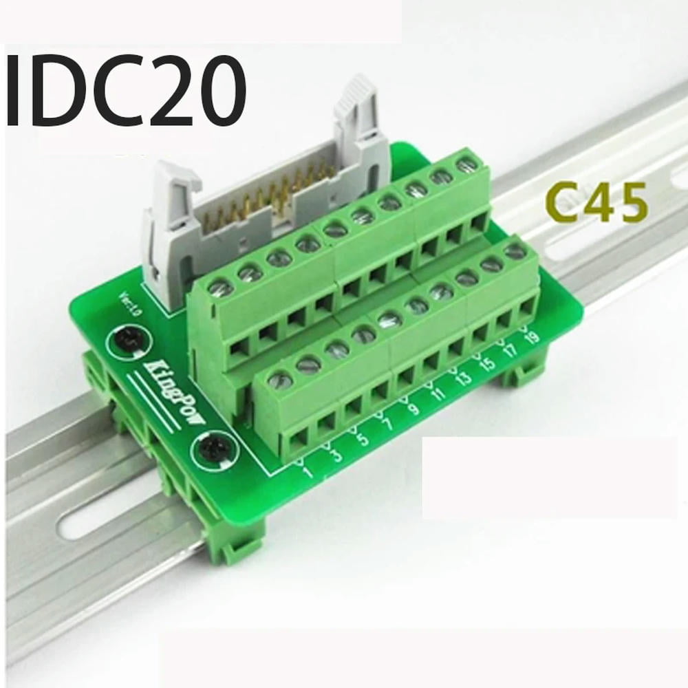 FOR Terminal board IDC20P-B Trunk terminal corner transfer terminal 20 ...
