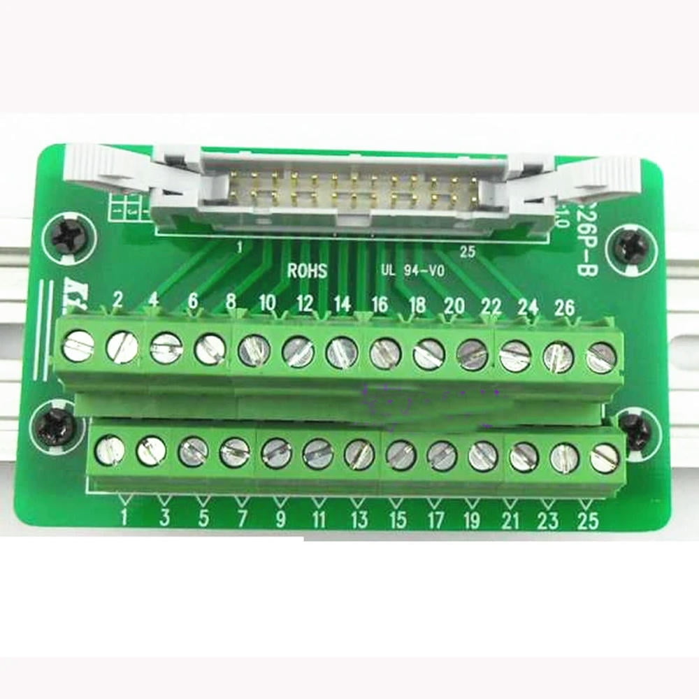 FOR Terminal board IDC26P-B trunk terminal bull transfer terminal PLC ...