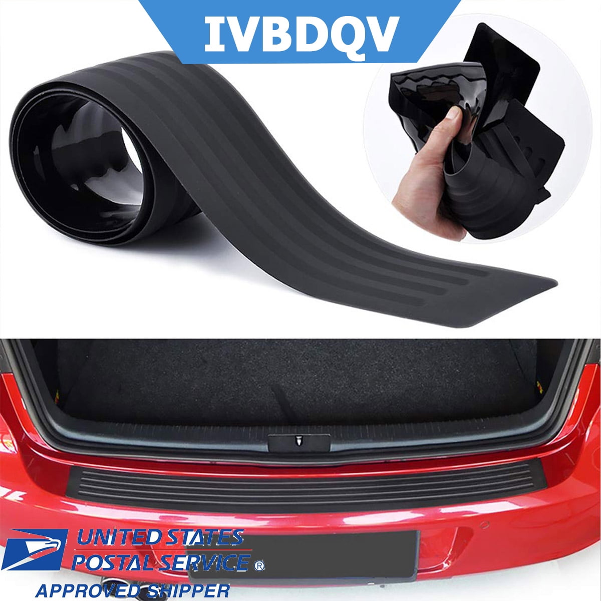 For Toyota Camry 2018-2020 Car Door Sill Rear Bumper Protector Trim ...