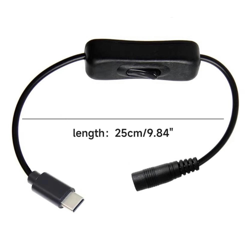 FOR Type C Male/Micro USB Male/Mini USB Male/USB Female to 5.5x2.1mm ...