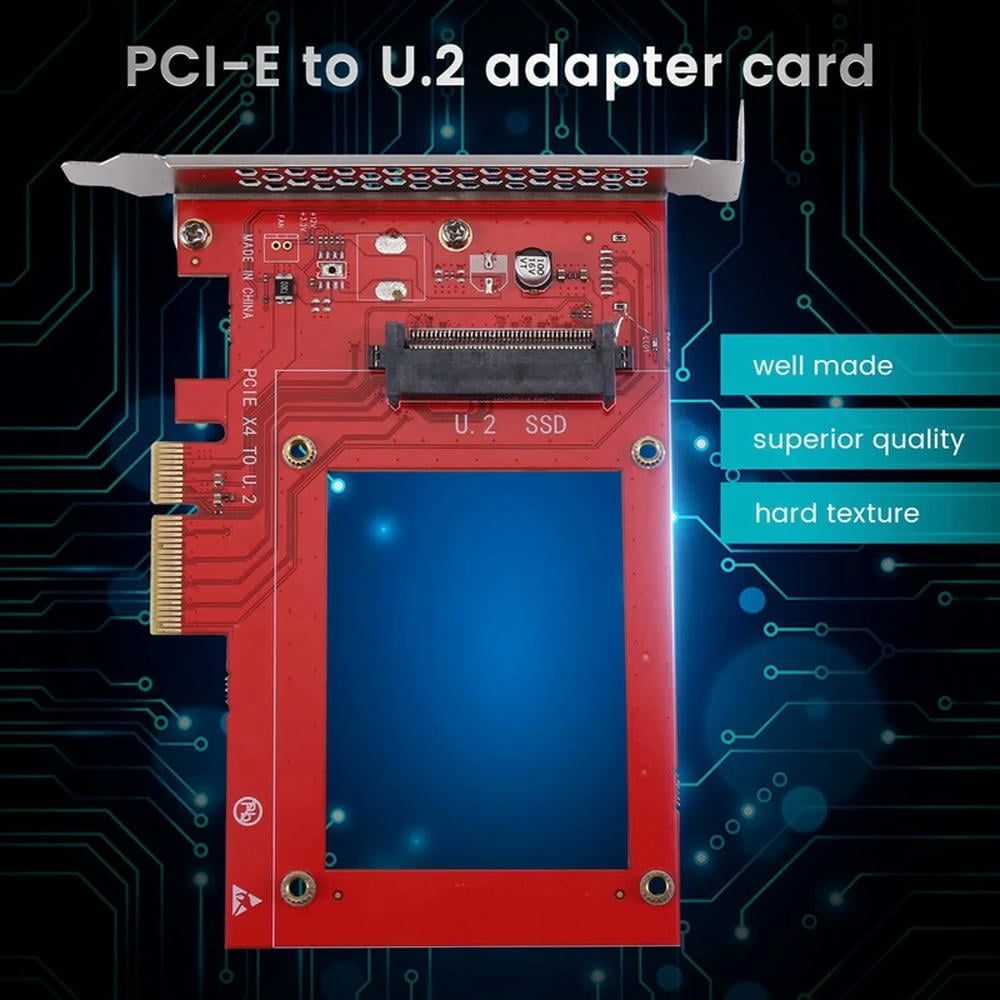 FOR U.2 (SFF-8639) Adapter,U.2 To Pcie Nvme SSD Adapter Card - Walmart.com