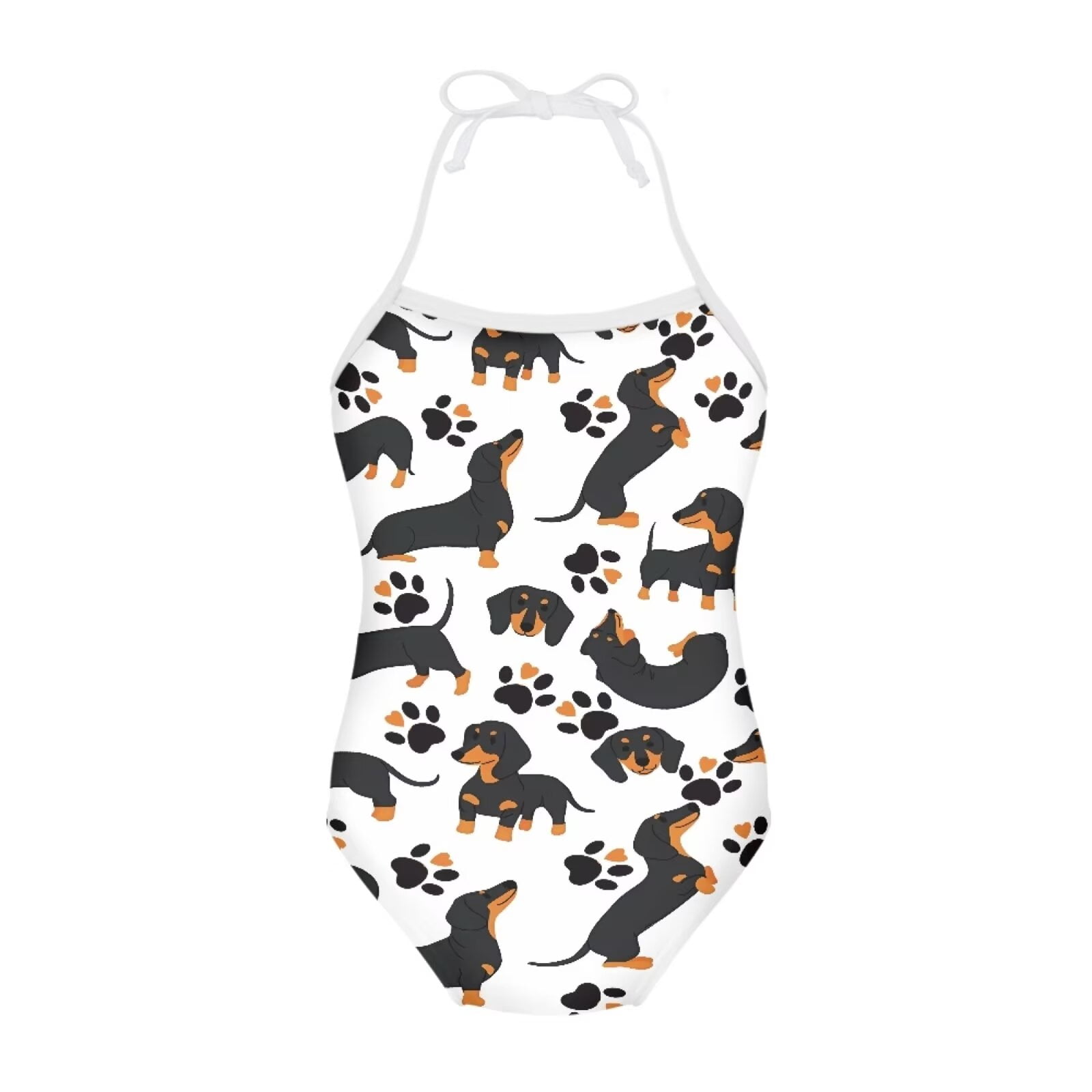 FOR U DESIGNS Adorable Halter Neck Swimsuits for Girls 1-2 Years Old ...