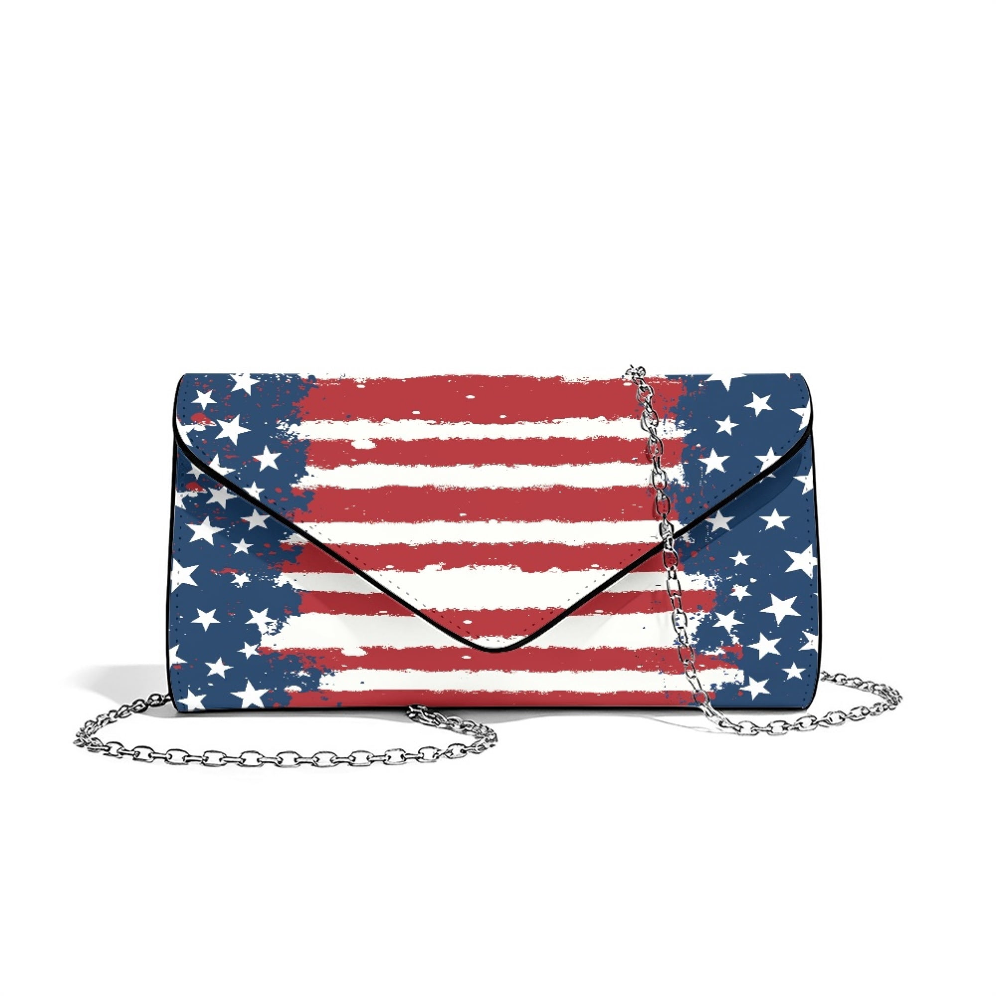 FOR U DESIGNS American Flag Clutch Purses for Women Faux Leather ...