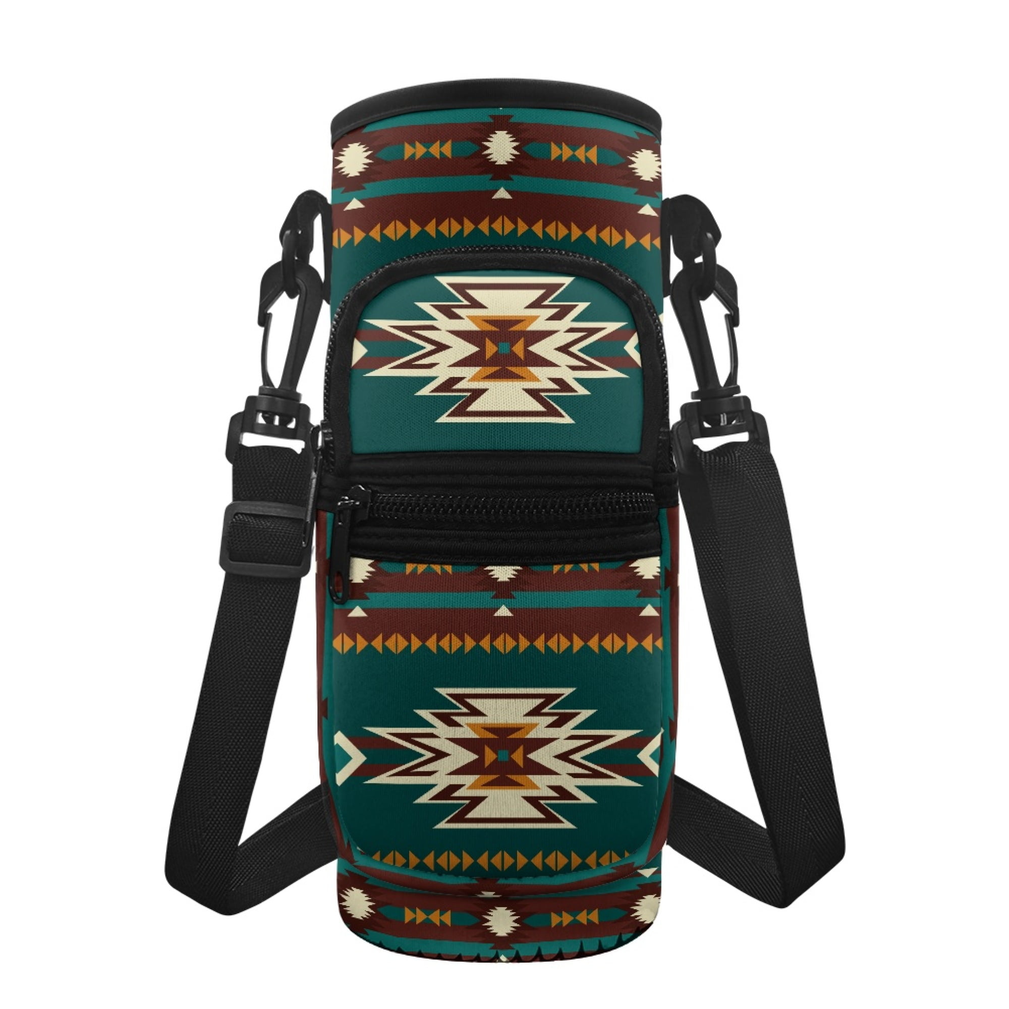 FOR U DESIGNS Aztec Western Geometric Water Bottle Carrier Bag for ...