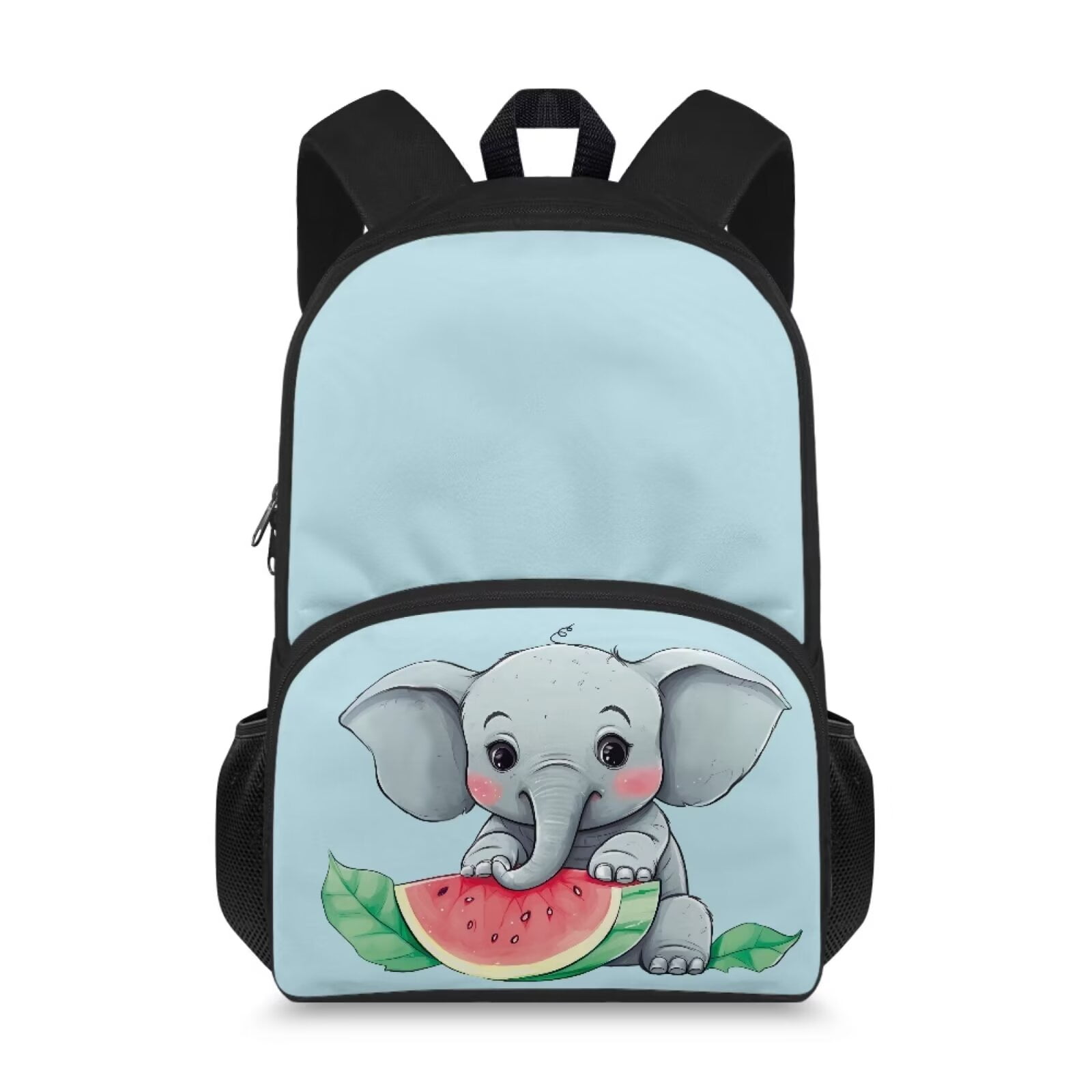 FOR U DESIGNS Breathable Bookbag for Kids Elephant Watermelon School ...