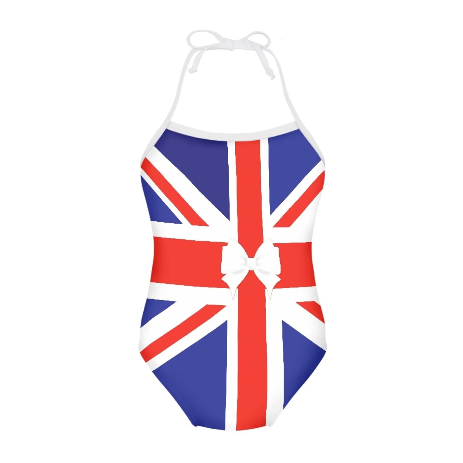 FOR U DESIGNS Breathable One Piece Bathing Suit for Girls 7-8T England ...