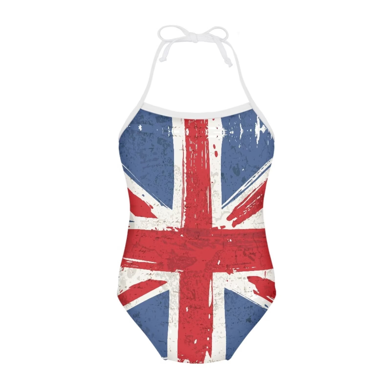 FOR U DESIGNS British Flag One Piece Swimsuit for Teen Girls Fashion ...