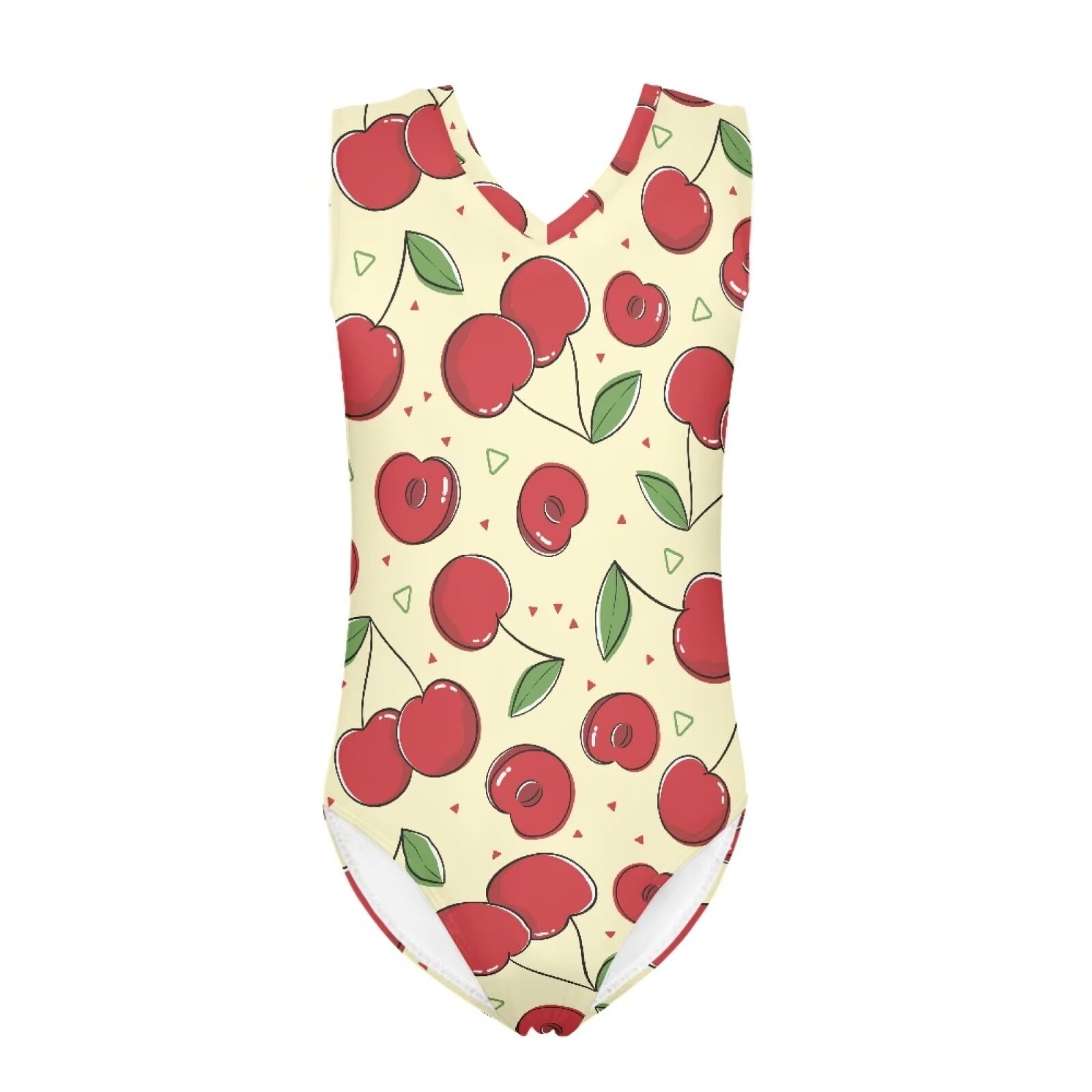 FOR U DESIGNS Cherry One Piece Bathing Suit Girls 5-6 Years Old Summer ...