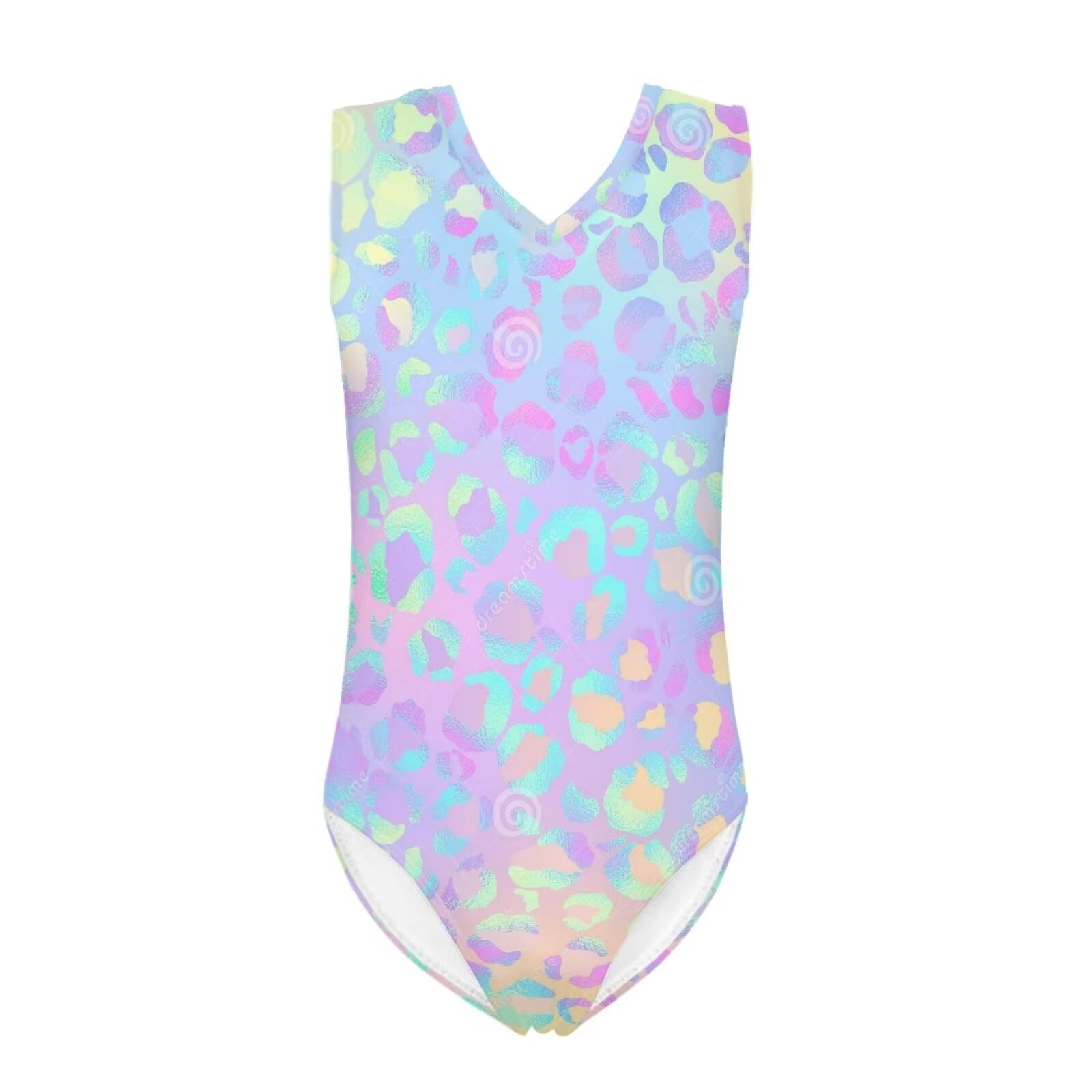 FOR U DESIGNS Colorful Leopard Print Sleeveless Swimsuit One Piece ...