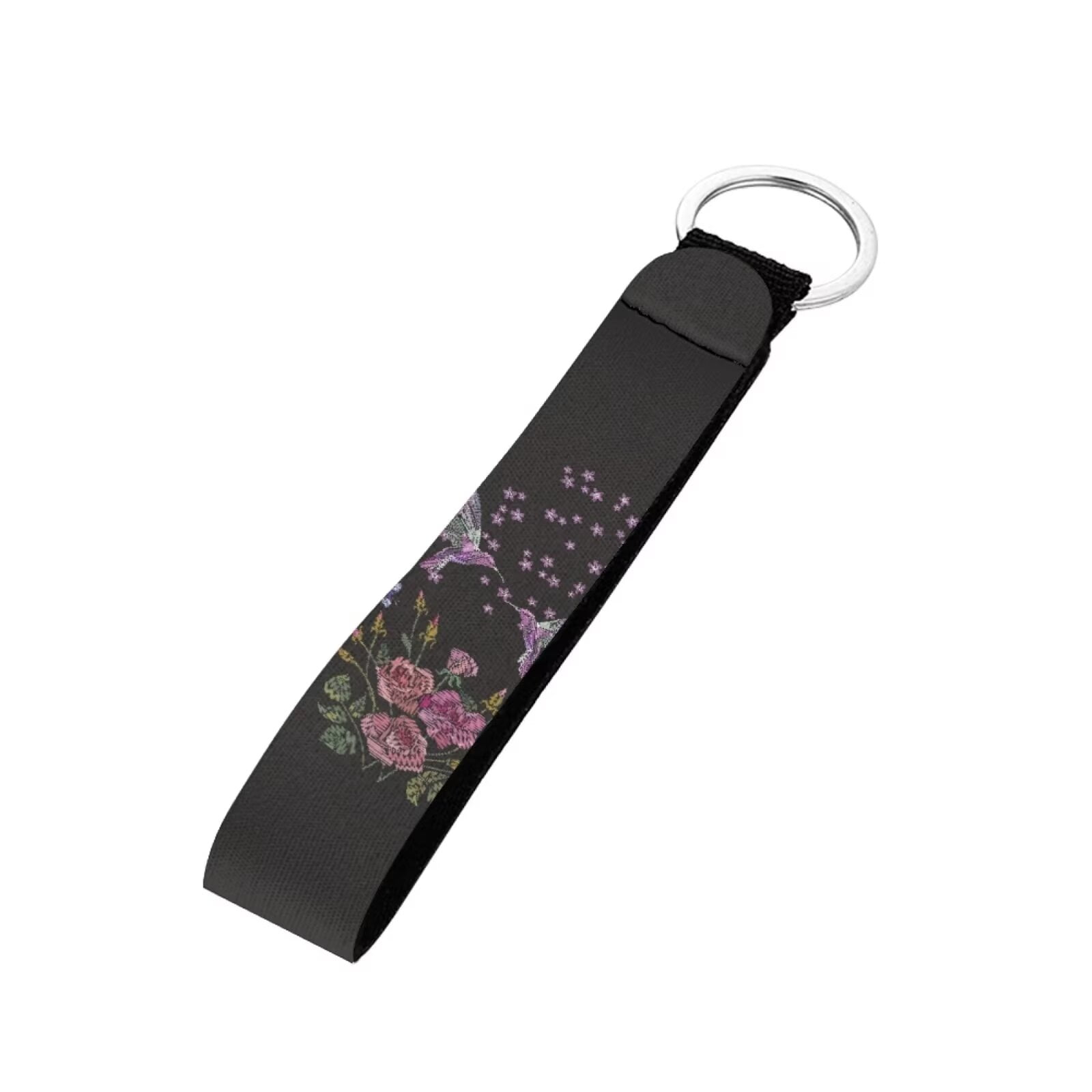FOR U DESIGNS Cute Girls Car Keychain Hummingbird Flower Wristlet Strap ...