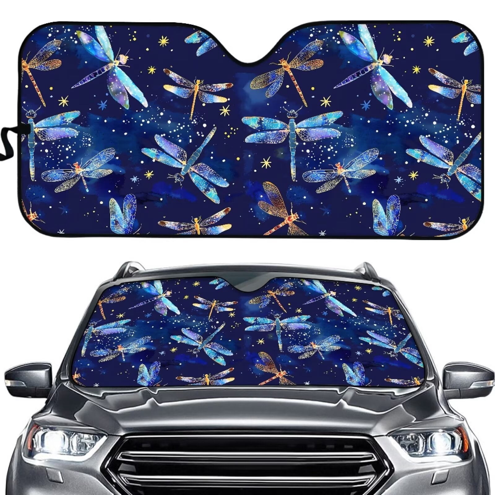 FOR U DESIGNS Dragonfly Car Sunshades for Windshield Anti-Dirty Sun ...