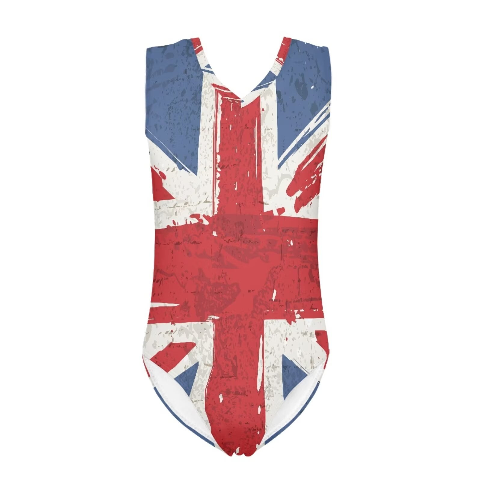 FOR U DESIGNS England Flag One Piece Swimwear for Girls 9-10 Years Old ...