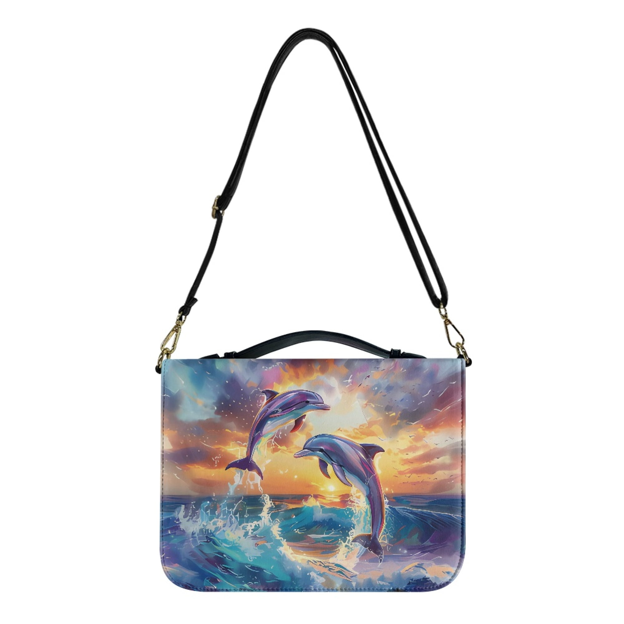 FOR U DESIGNS Ocean Dolphins Bible Bags for Women Tote Portable Sturdy ...