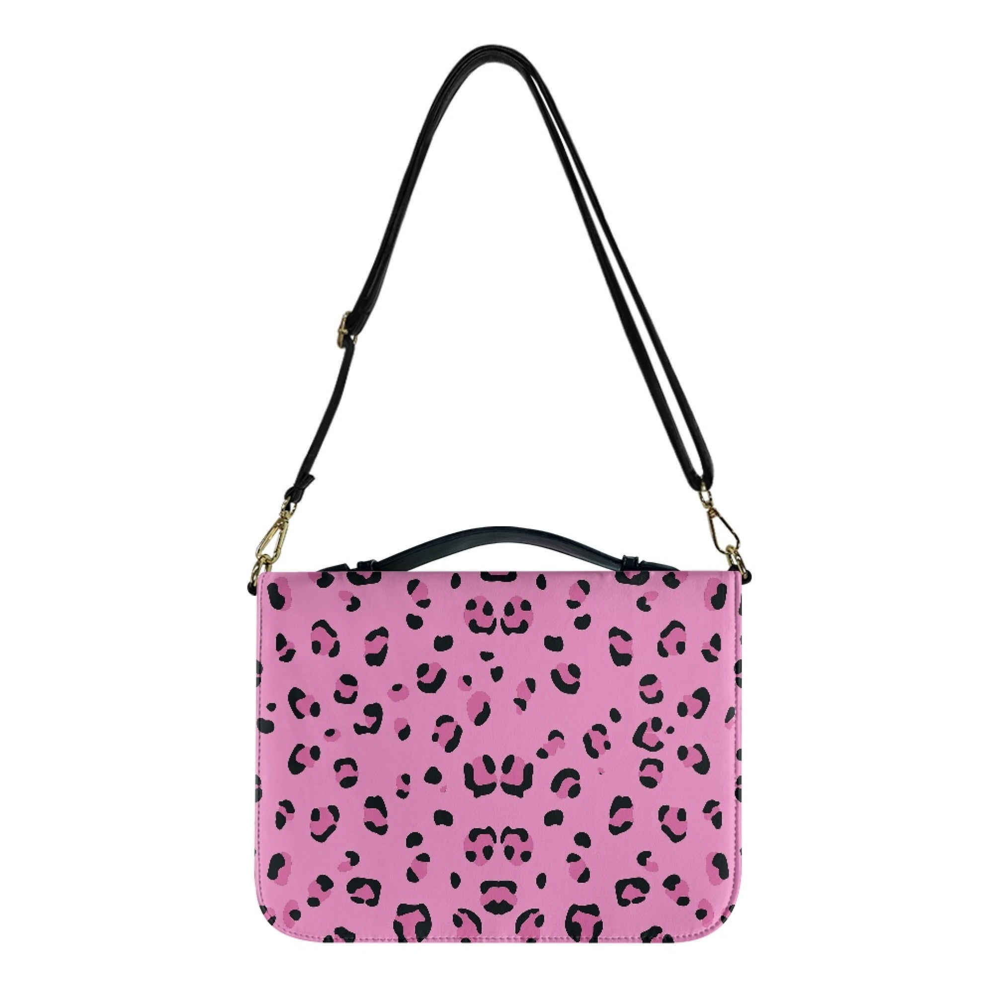 FOR U DESIGNS Pink Leopard Print Bible Case for Men Reusable Bible Case ...