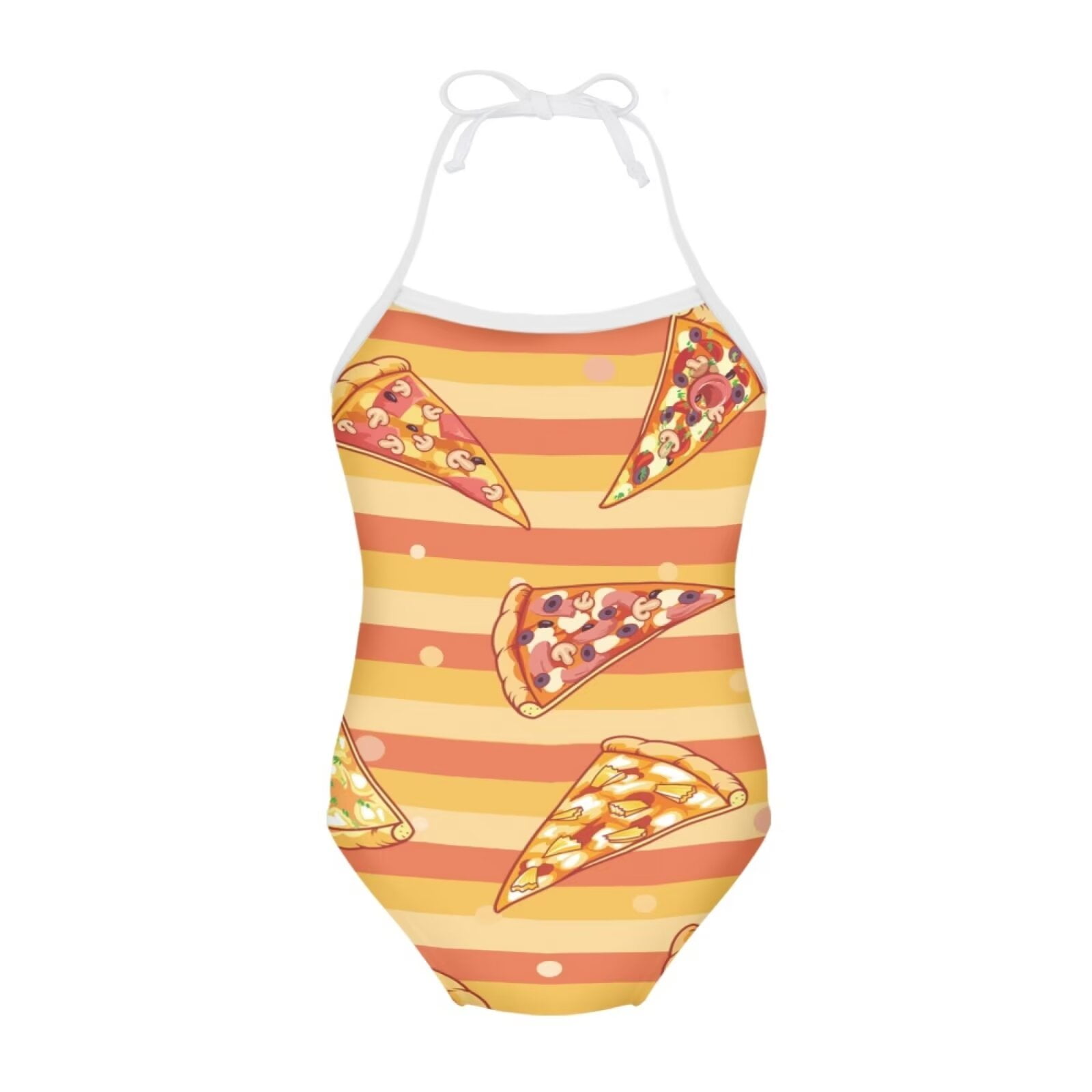 FOR U DESIGNS Pizza Halter Bathing Suits for Girls 9-10 Years Old ...