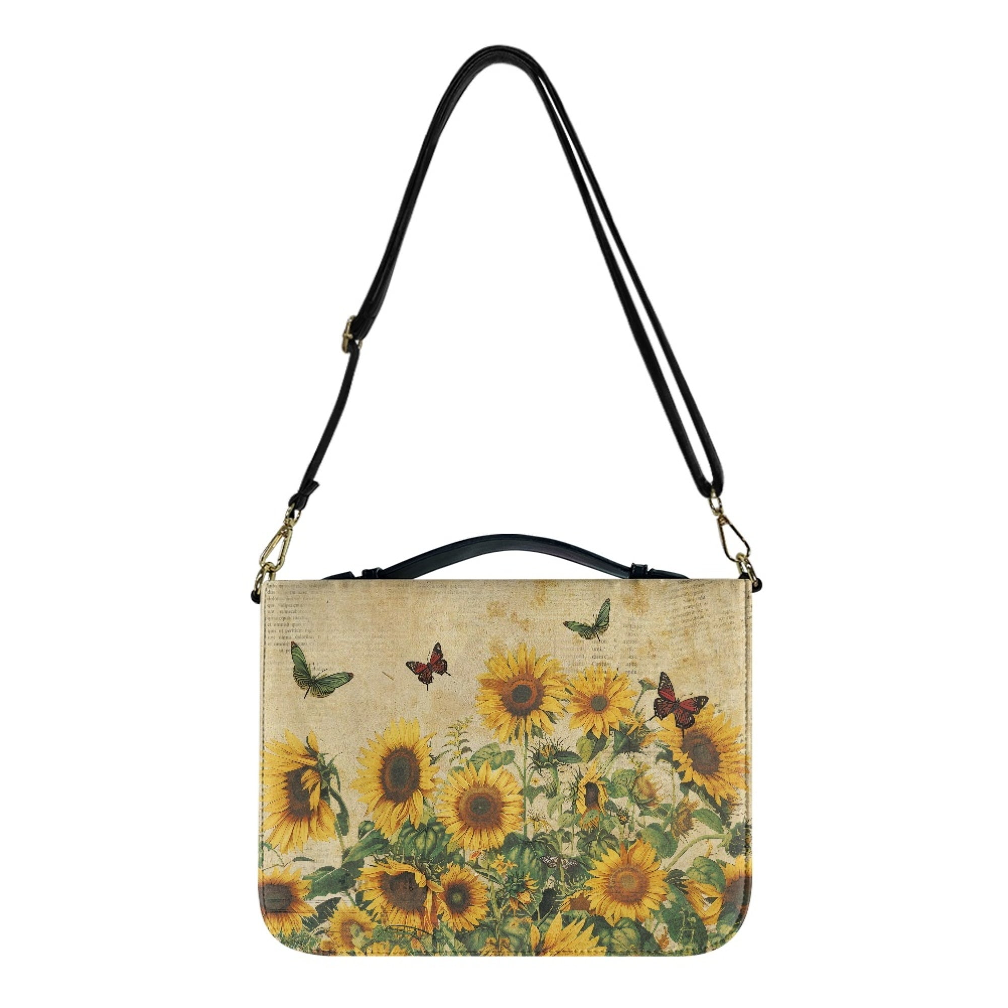 FOR U DESIGNS Sunflower Butterfly Bible Cover for Boys Kids Size L ...