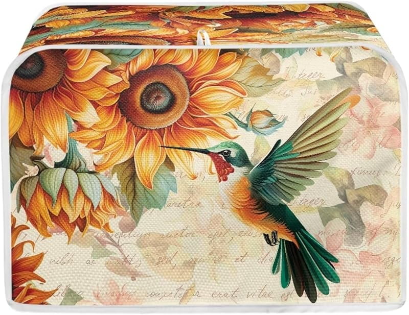 FOR U DESIGNS Toaster Cover 4 Slice Durable Small Appliance Cover with ...