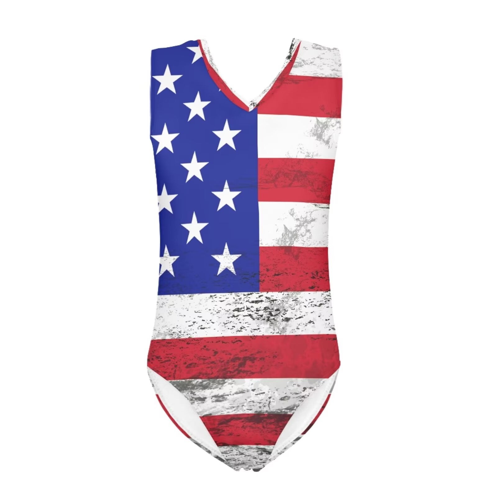 FOR U DESIGNS USA Flag Kids Toddlers Sleeveless Swimwear Quick Dry ...