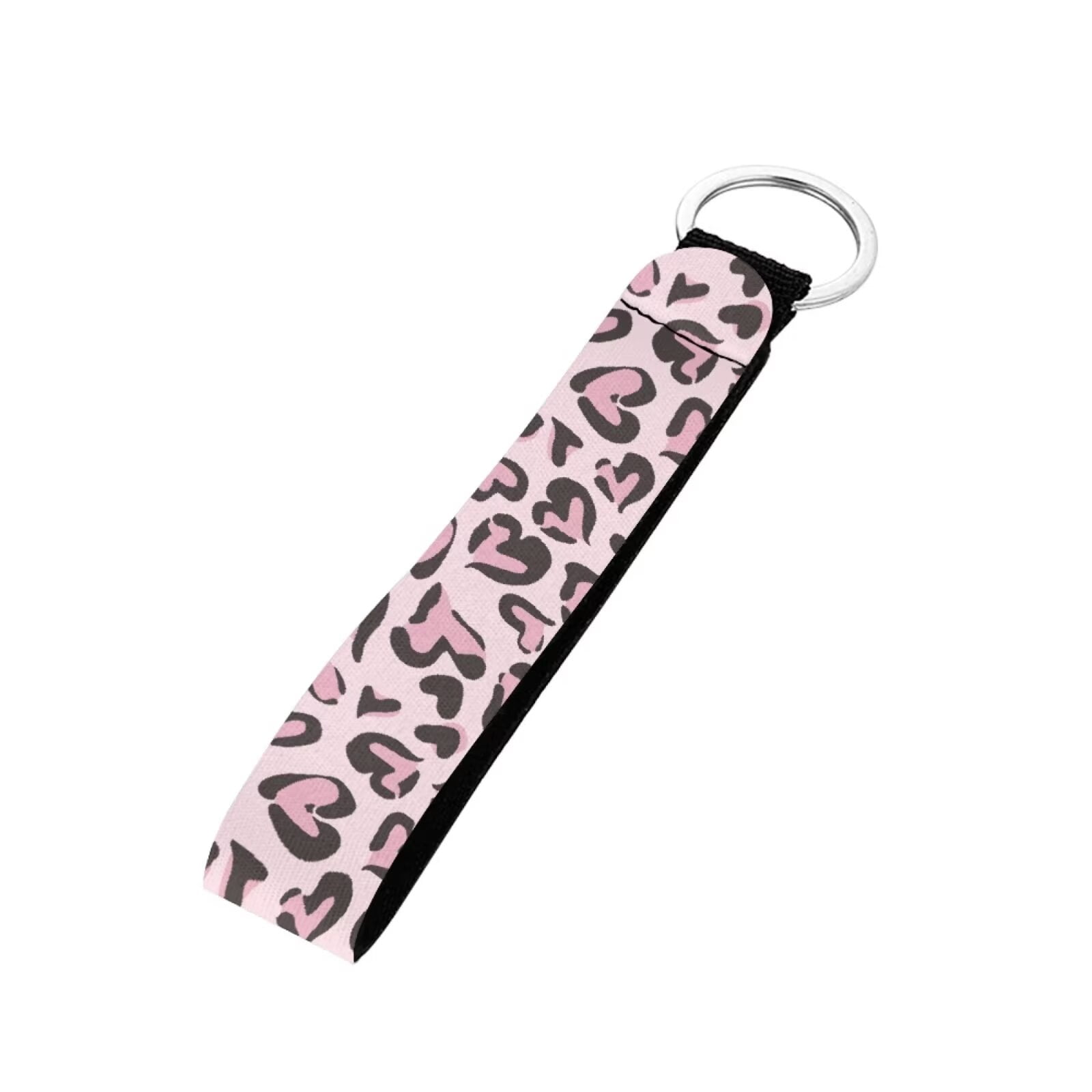 FOR U DESIGNS Valentine's Day Keychain Wristlet for Women Pink Hearts ...
