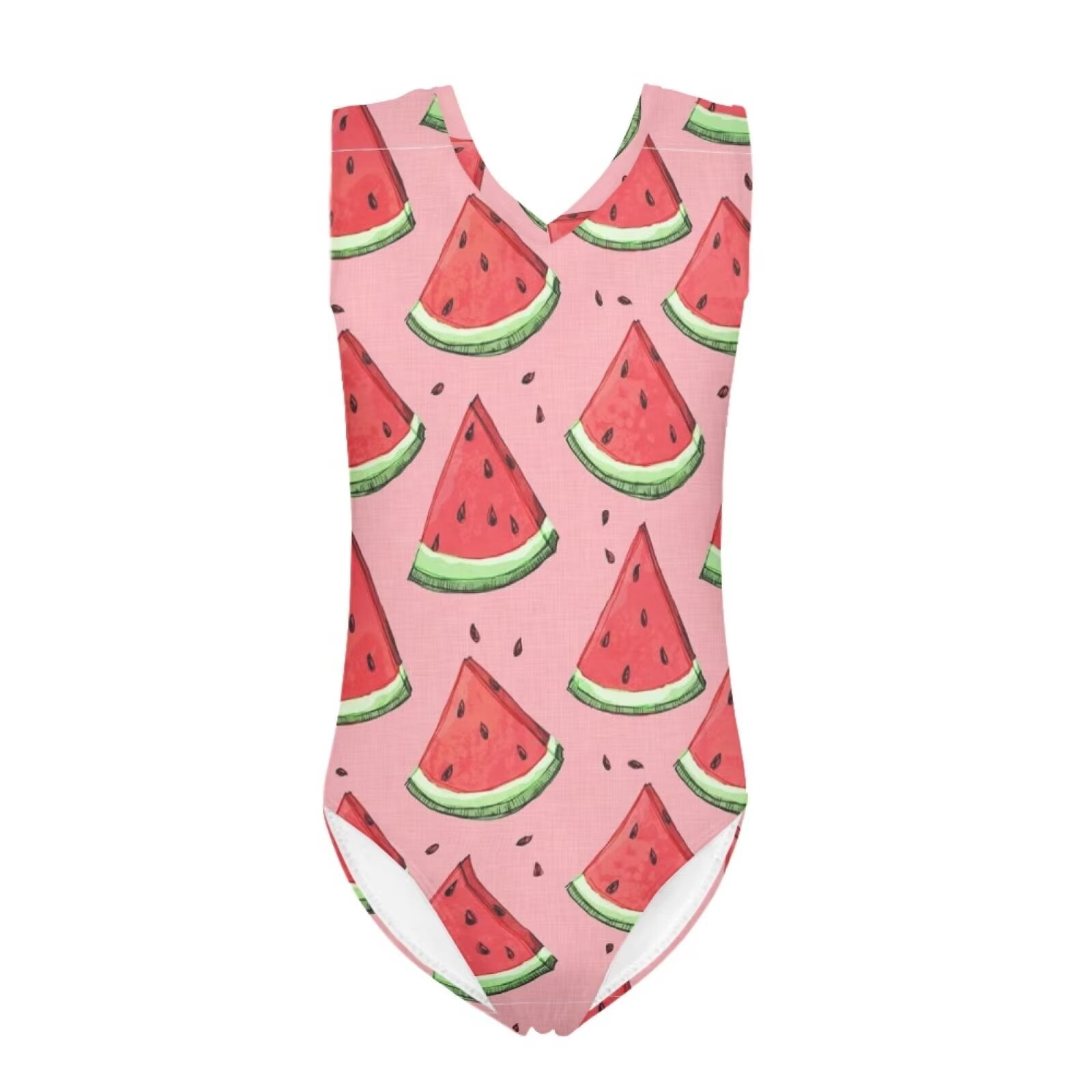 FOR U DESIGNS Watermelon One Piece Swimsuit for Girls 7-8 Years Old ...