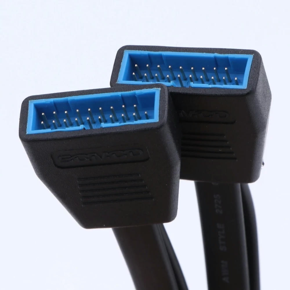 FOR USB 19Pin/20Pin Header Splitter USB to 19pin DualPort Header ...