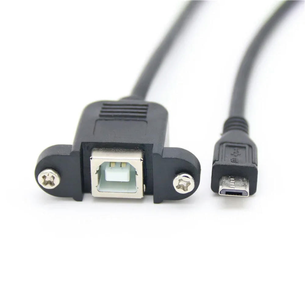 FOR USB 2.0 B Male to USB B Female Printer Panel Mount to Micro usb Mini usb Type-cmale ...