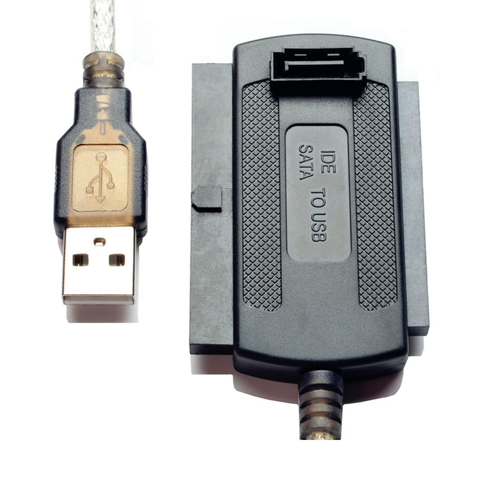 FOR USB 2.0 to IDE SATA Cable 3 in 1 S-ATA 2.5 3.5 Inch Hard Drive Disk ...