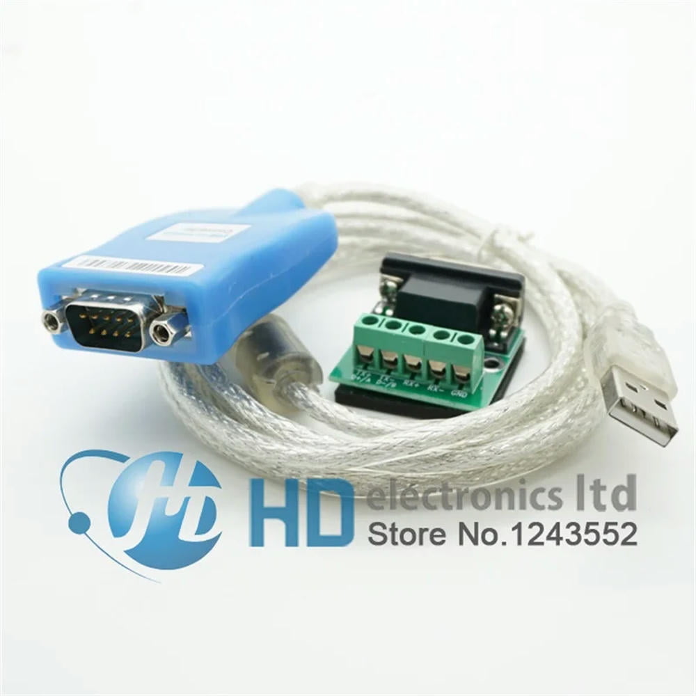 FOR USB 2.0 to RS-485/-422 RS485/RS422 Adapter Converter Cable set of ...