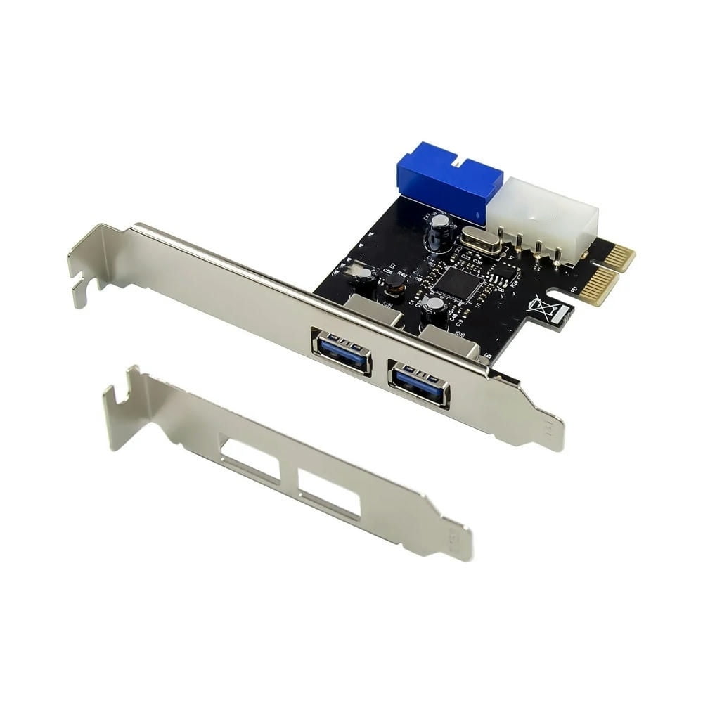 FOR USB 3.0 PCI-E Expansion Card Adapter 2 Port USB3.0 Hub Internal ...