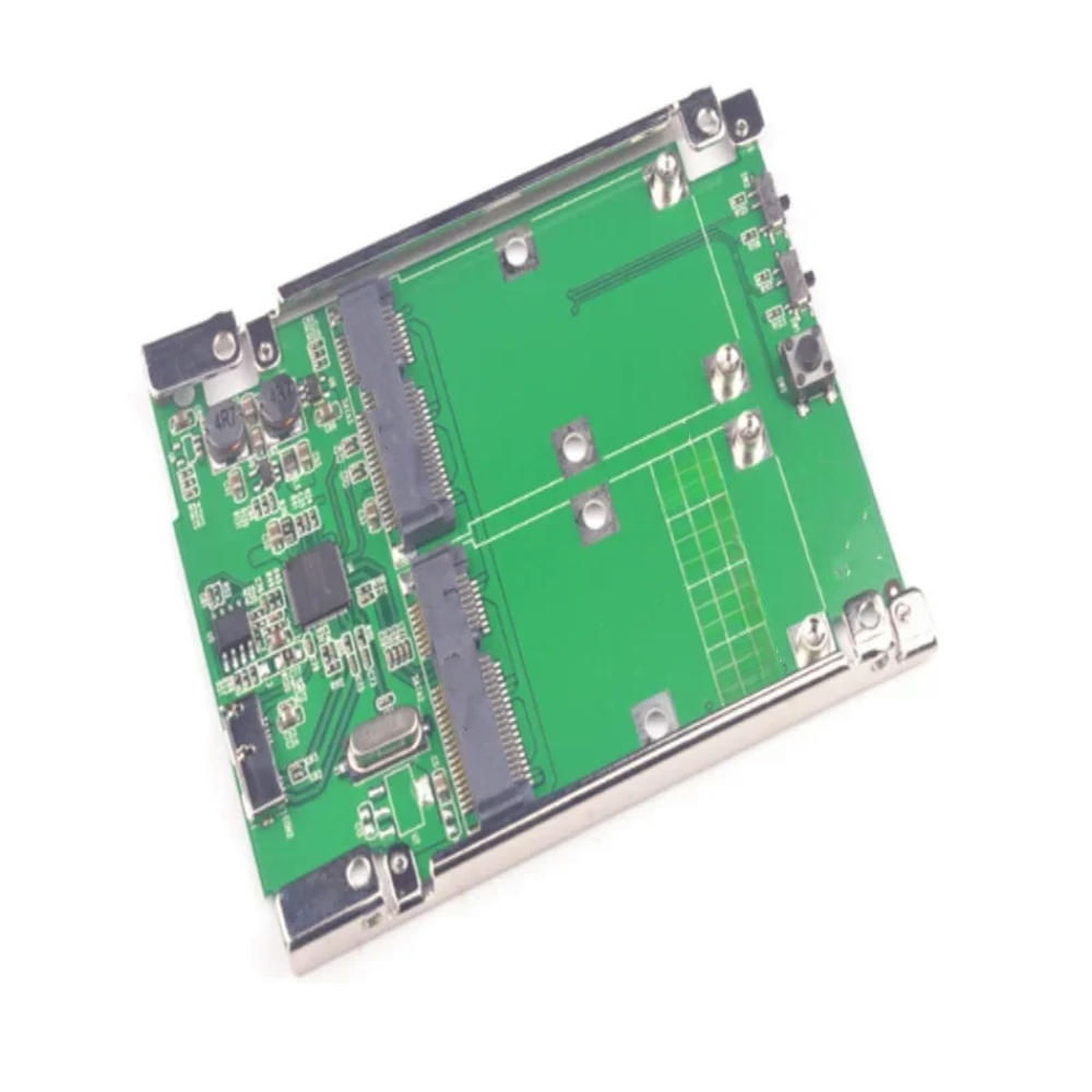 FOR USB 3.1 to 2 mSATA SSD Raid controller card Converter with cable ...