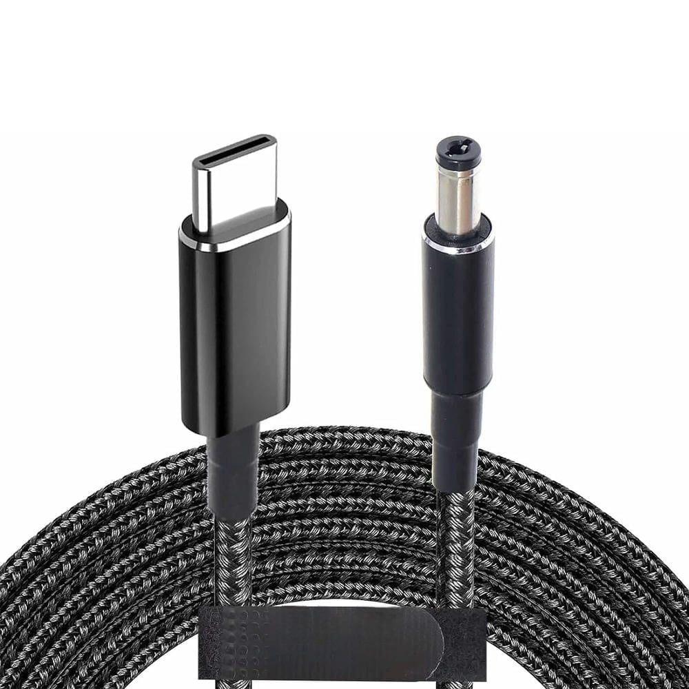 FOR USB C to 5.5mm Adapter Cable 19V 20V 100W Power Bank Pack Charging ...