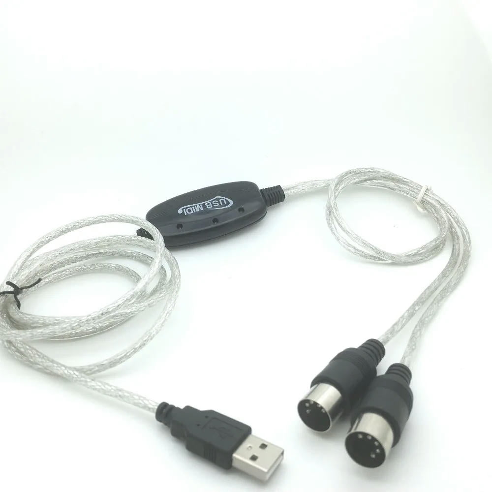 FOR USB to MIDI Cable PC TO Music Keyboard Adapter USB TO Keyboard PC ...