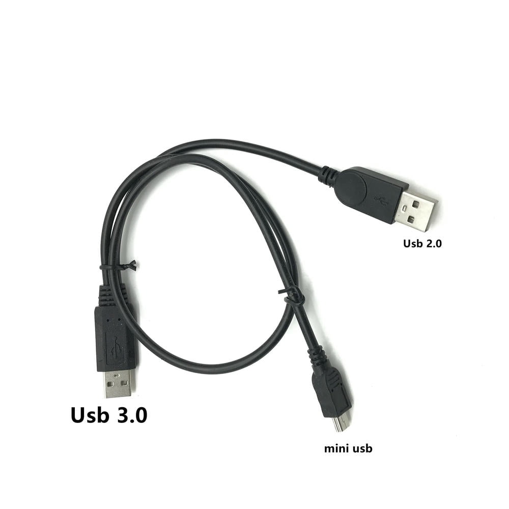 FOR USB3.0 Mobile Hard Disk Data Cable Connector Male to male Dual ...