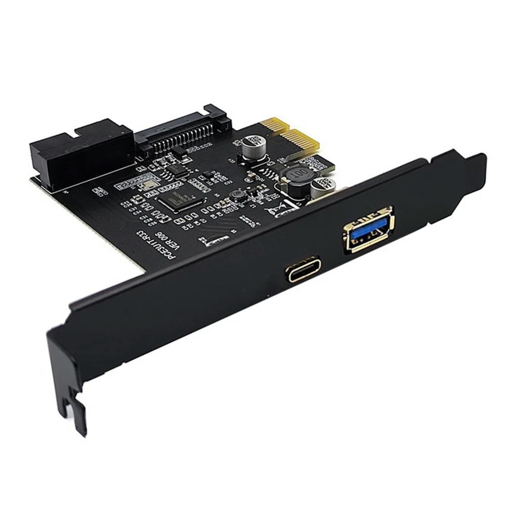 FOR USB3.0 Type C Front Adapter Card PCIE With Internal 19Pin Adapter ...