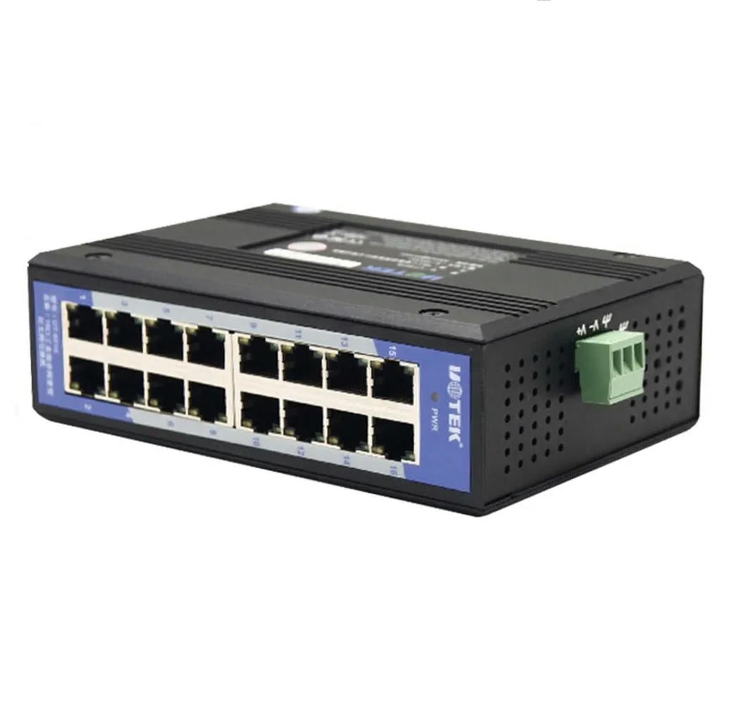 FOR UT-6516 16 port industrial grade non-managed Ethernet switch 10 ...