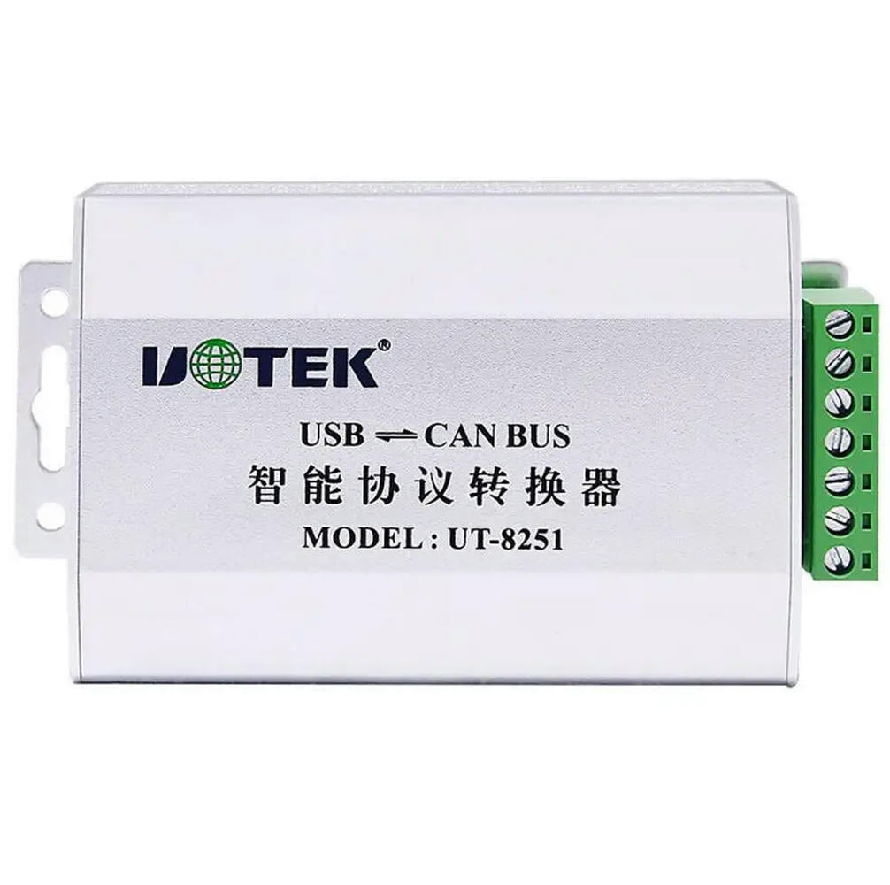 FOR UT-8251 USB 2.0 to CAN BUS USB Turn CANBUS ligent Protocol Converter Industrial Adapter CAN ...