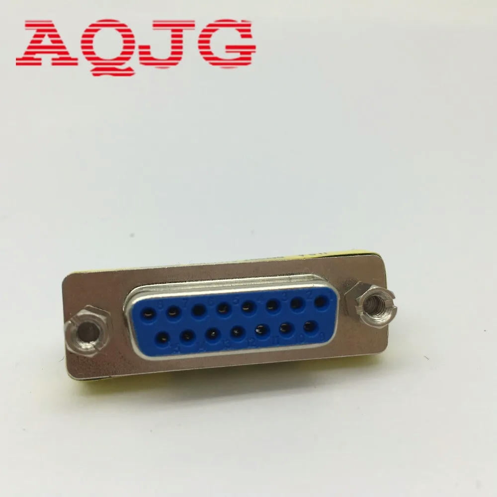 FOR VGA Adapter DB15 Female to DB15 Pin Female F/F Socket Gender ...