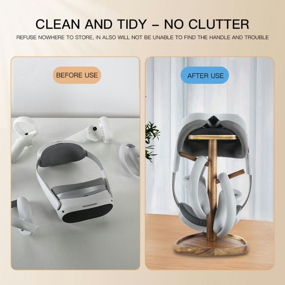 FOR VR Stand Holder for 4/3 2 Headset Display Holder Controller Storage ...