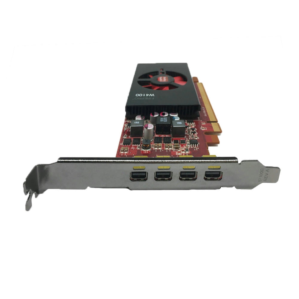 FOR W4100 2GB Professional Multi-screen Graphics Card 4-screen Split ...