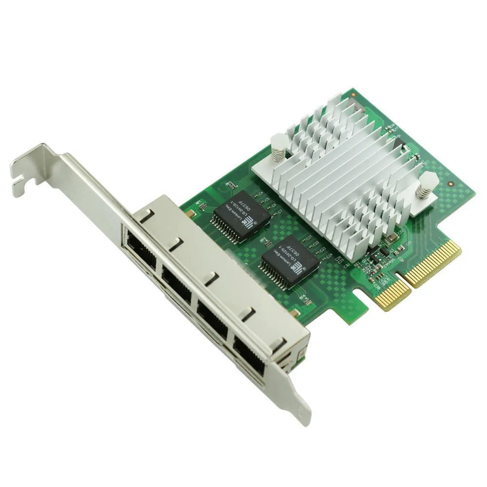 FOR WYI350T4 RJ45 PCI-E Ethernet Network Adapter Card NIC I350-T4 I340 ...