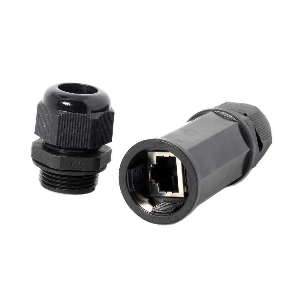 FOR Waterproof Connectors Locking CAT6 RJ45 Female to Female Lan ...