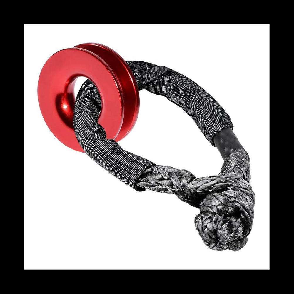 FOR Winch Rope Recovery Ring Trucks Towing Rope Loop Snatch Block ...