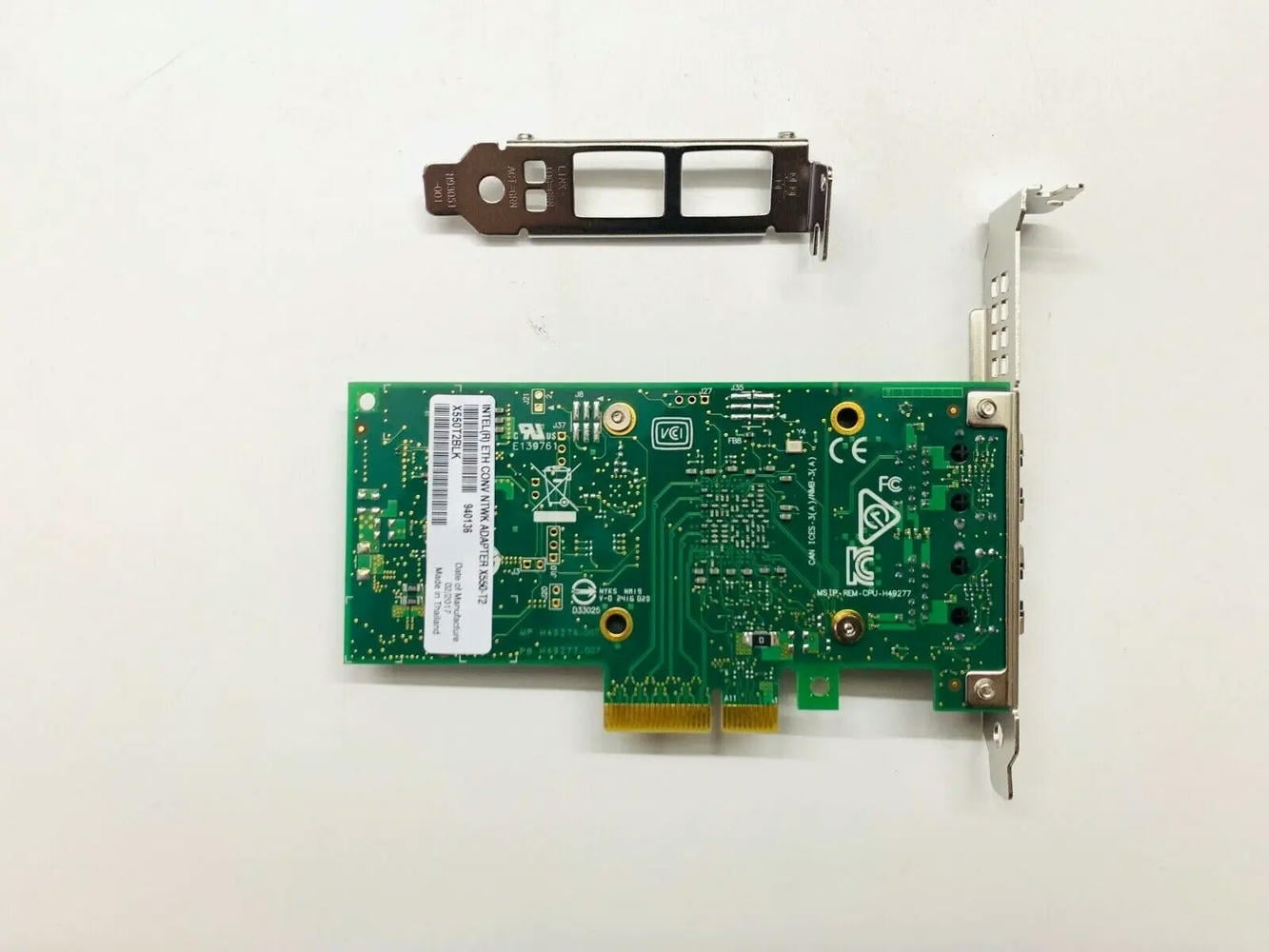 FOR X550-T2 Network Card 10Gb Ethernet Converged Network Interface Card ...