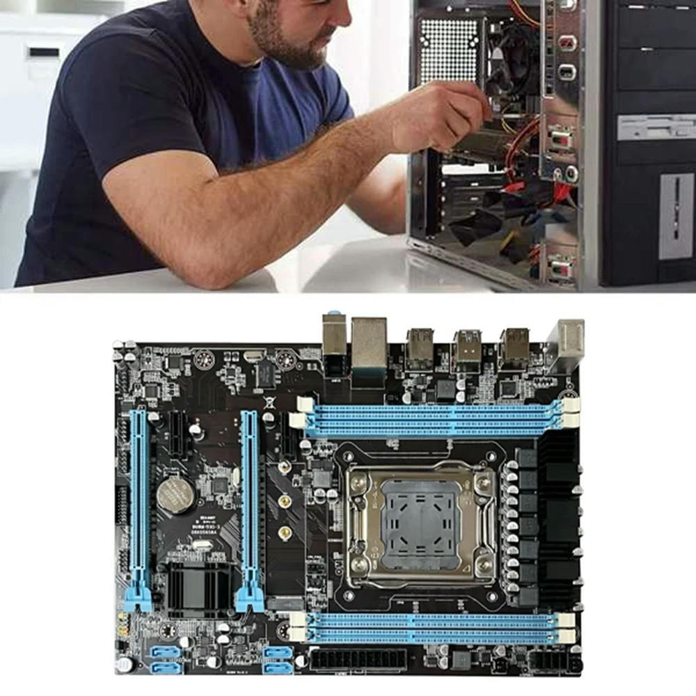 FOR X79 Motherboard+SATA Cable+Switch Cable+Baffle+Bracket LGA2011 M.2 ...