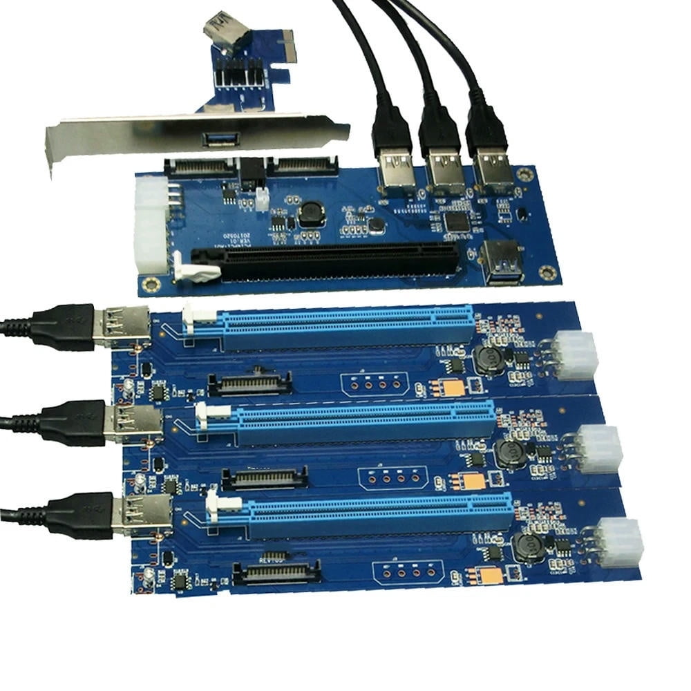 FOR aad in card PCIe 1 to 4 PCI express 16X slots Card PCI-E 1X to ...