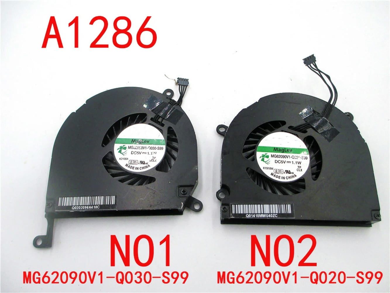 FOR laptop cooling FOR Pro 15 A1286 notebook CPU Fan MG62090V1-Q020-S99 ...