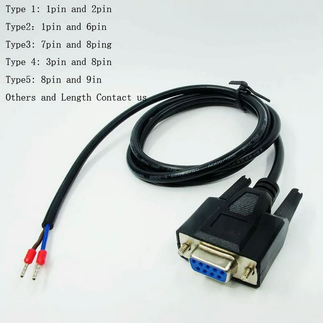 FOR product DB9 female serial cable RS485 two- data cable after pressing the wiring, the defined ...