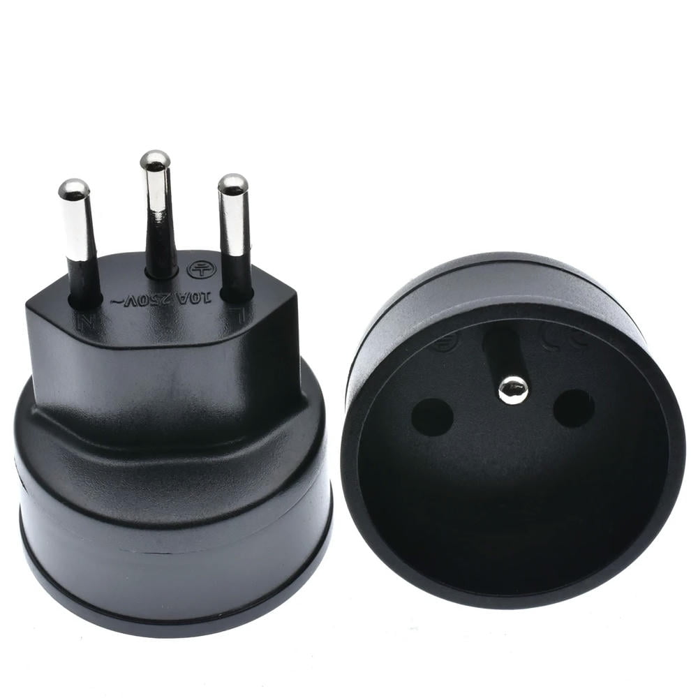 FOR to /Liechtenstein (Type J) 3-Pin Type E Grounded Convert to 3-pin ...