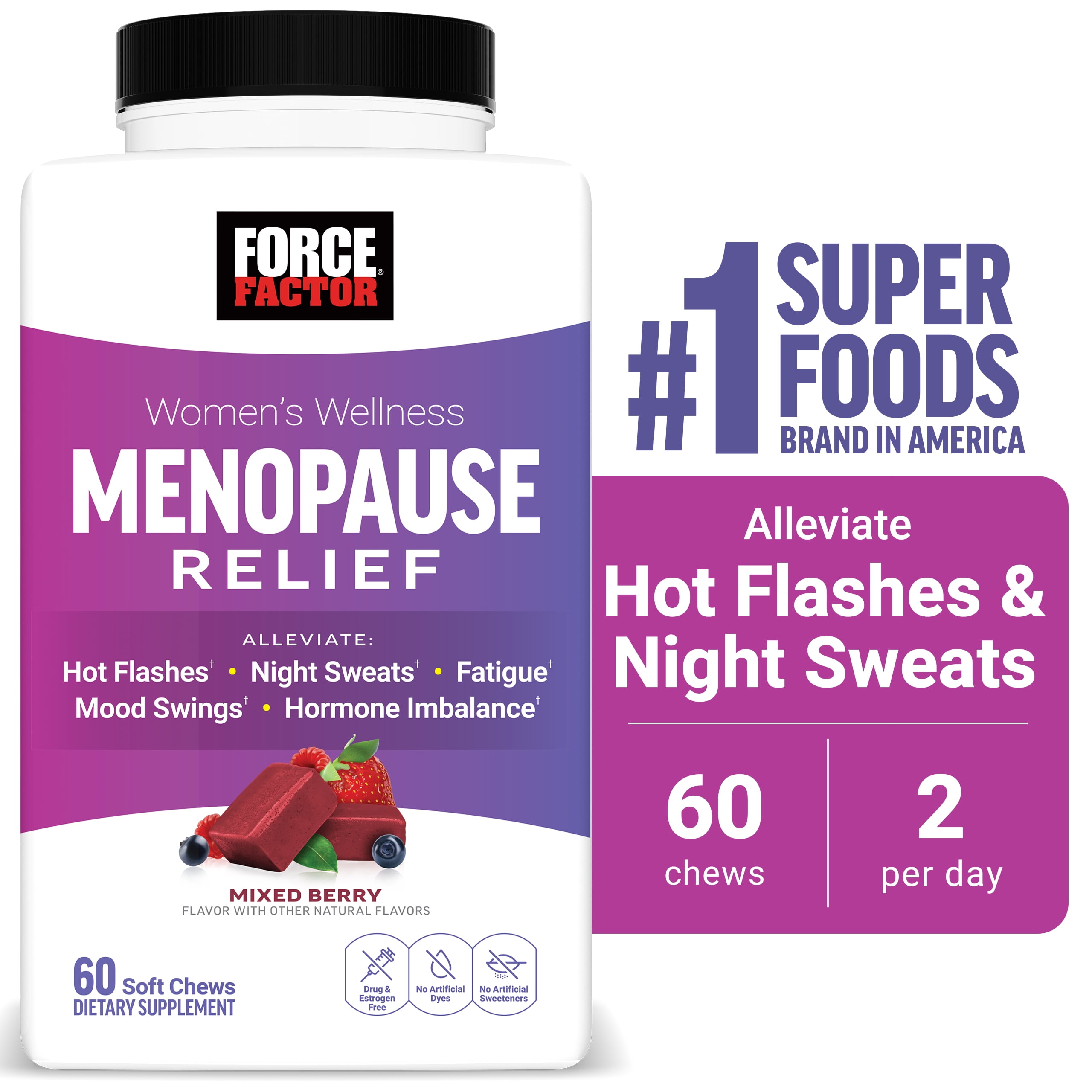 Force Factor Menopause Relief, Menopause Supplement for Women with ...